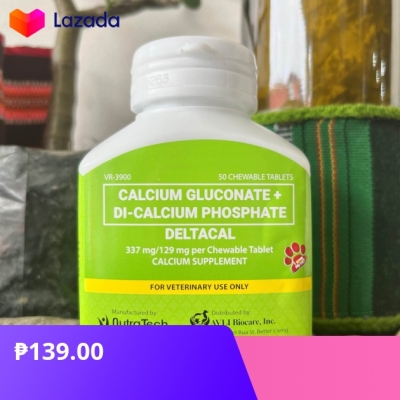 Deltacal Calcium Supplement for Dogs and Cats