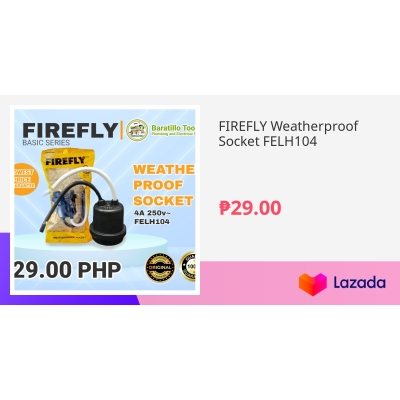 FIREFLY Weatherproof Socket FELH104