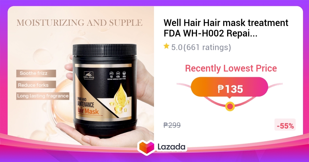 Well Hair Hair mask treatment FDA WH-H002 Repair And Maintenance Hair ...