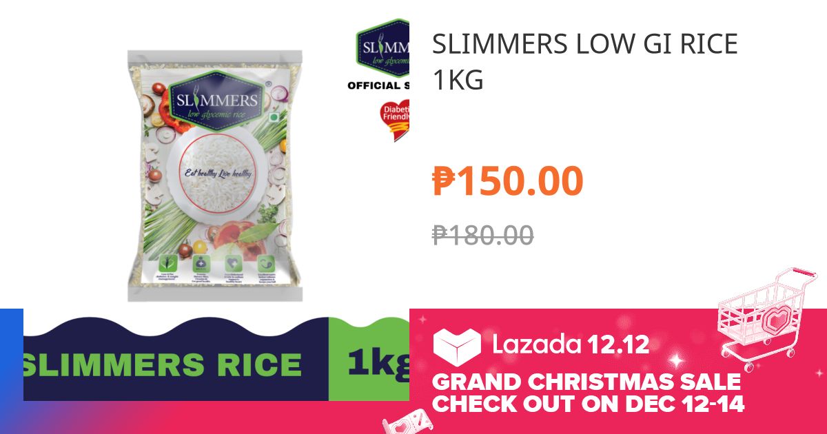 SLIMMERS LOW GI RICE 1KG | Online Shopping Lazada