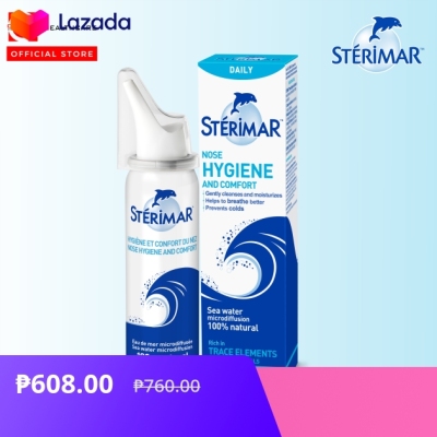 STERIMAR NOSE HYGIENE AND COMFORT SEA WATER NASAL SPRAY 50ML