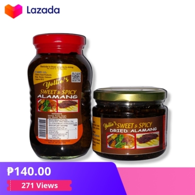 Yollie's Sweet and Spicy Alamang in Fresh and Dried Variant