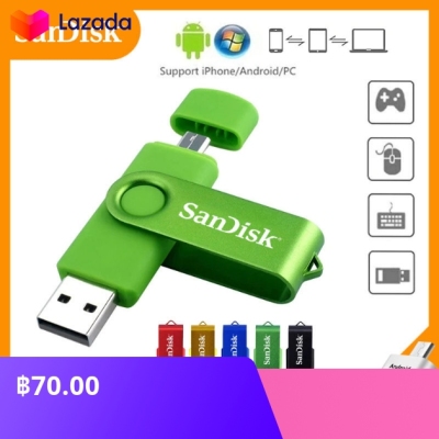 Sandisk USB flash drive metal 2 in 1 OTG PenDrive actual capacity 4GB ...