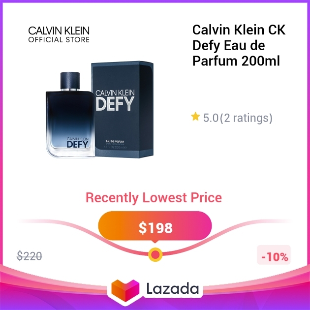 Calvin Klein CK Defy Eau de Parfum 200ml