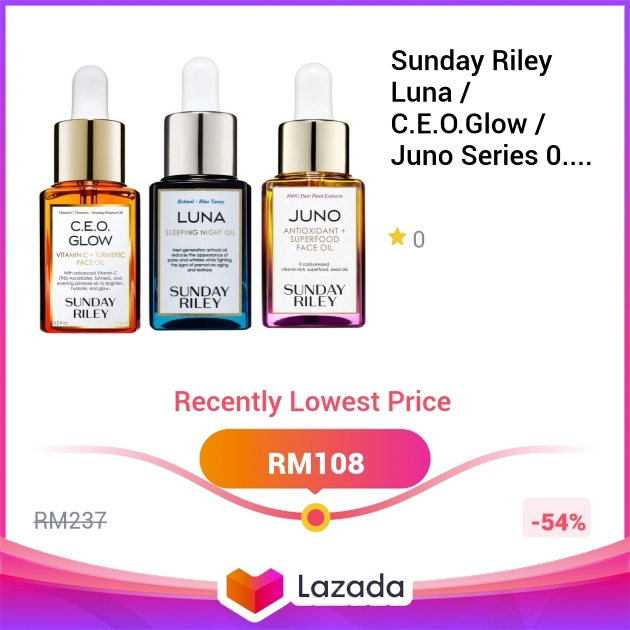 Sunday Riley Luna / C.E.O.Glow / Juno Series 0.5 Fl Oz/15ml