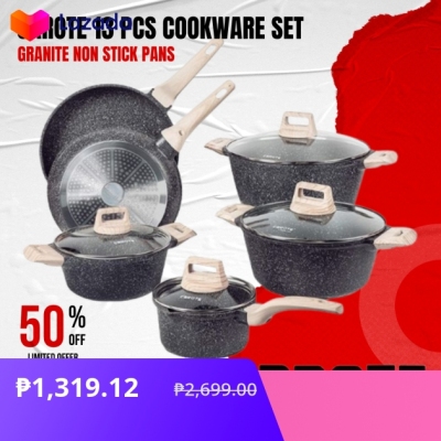 CAROTE Cookware set Carote Non Stick Granite Stone kitchen cookware set ...