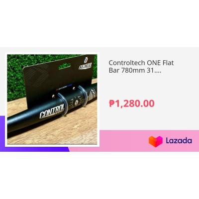 Controltech ONE Flat Bar 780mm 31.8 SB/Laser Logo (ATB210)Handlebar (100% Original)