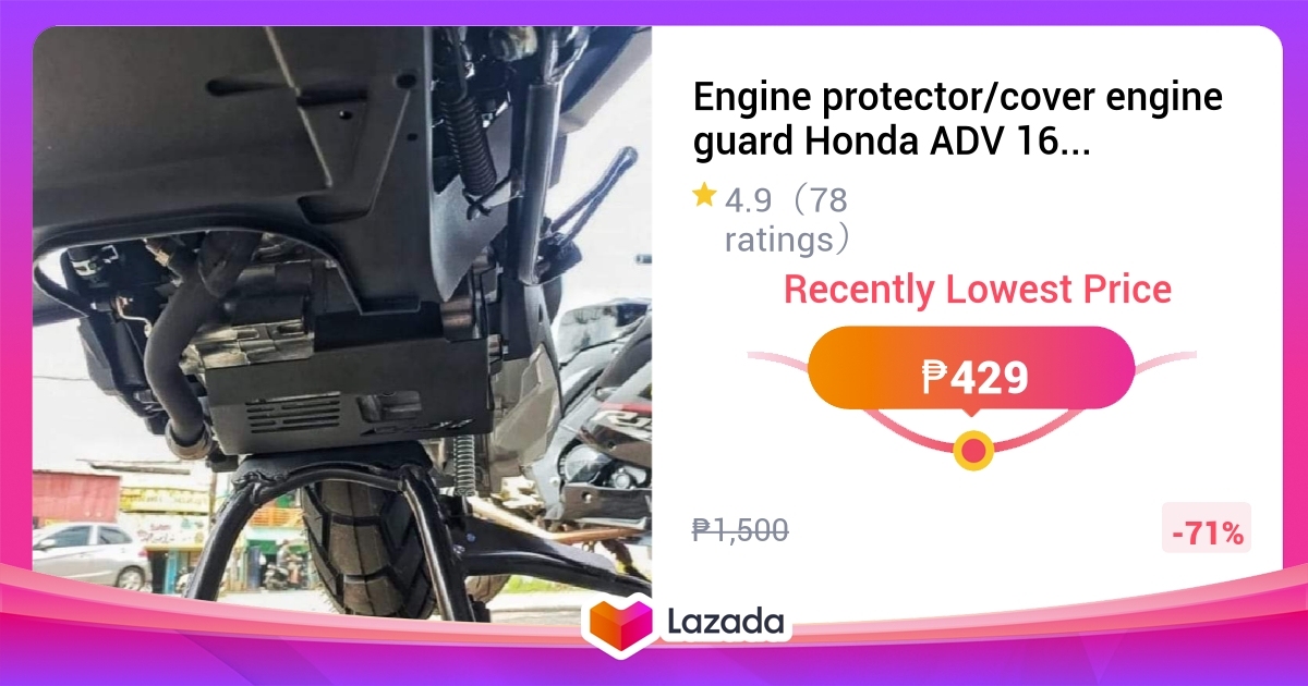 Engine protector/cover engine guard Honda ADV 160 PCX 160 & Vario 160