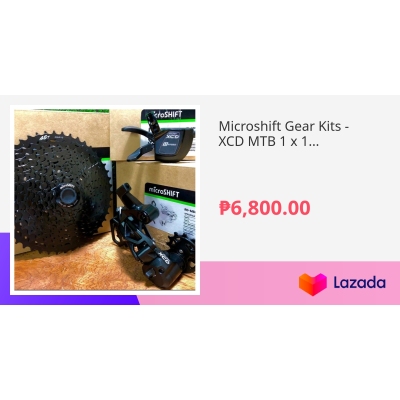 Microshift Gear Kits - XCD MTB 1 x 11 Speed (SL-M861R, RD-M865M, CS ...
