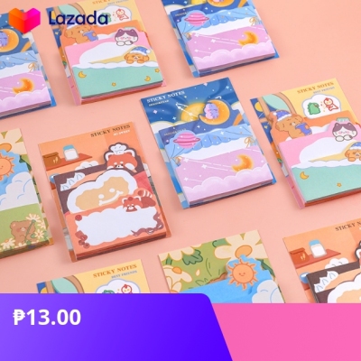 1PCS cute cartoon series 3in1 sticky note