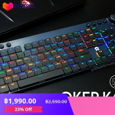 🔥OKER K489 คีย์บอร์ดบลูสวิตช์ เสียงกดดัง สไตล์เรียบหรู ราคาดีที่สุด🔥 OKER K489 BLUESWITCH ...