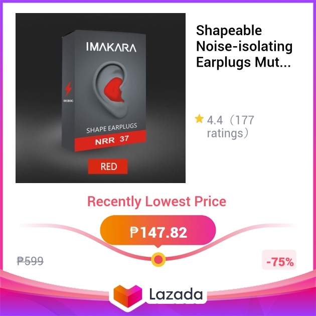 Shapeable Noise-isolating Earplugs Mute Noise-proof Noise-isolating ...