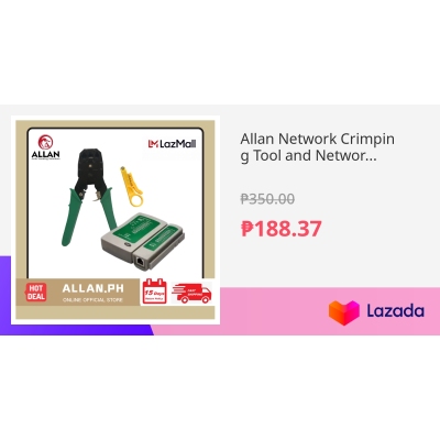 Allan Network Crimping Tool and Network Lan Cable Tester / Lan Tester ...