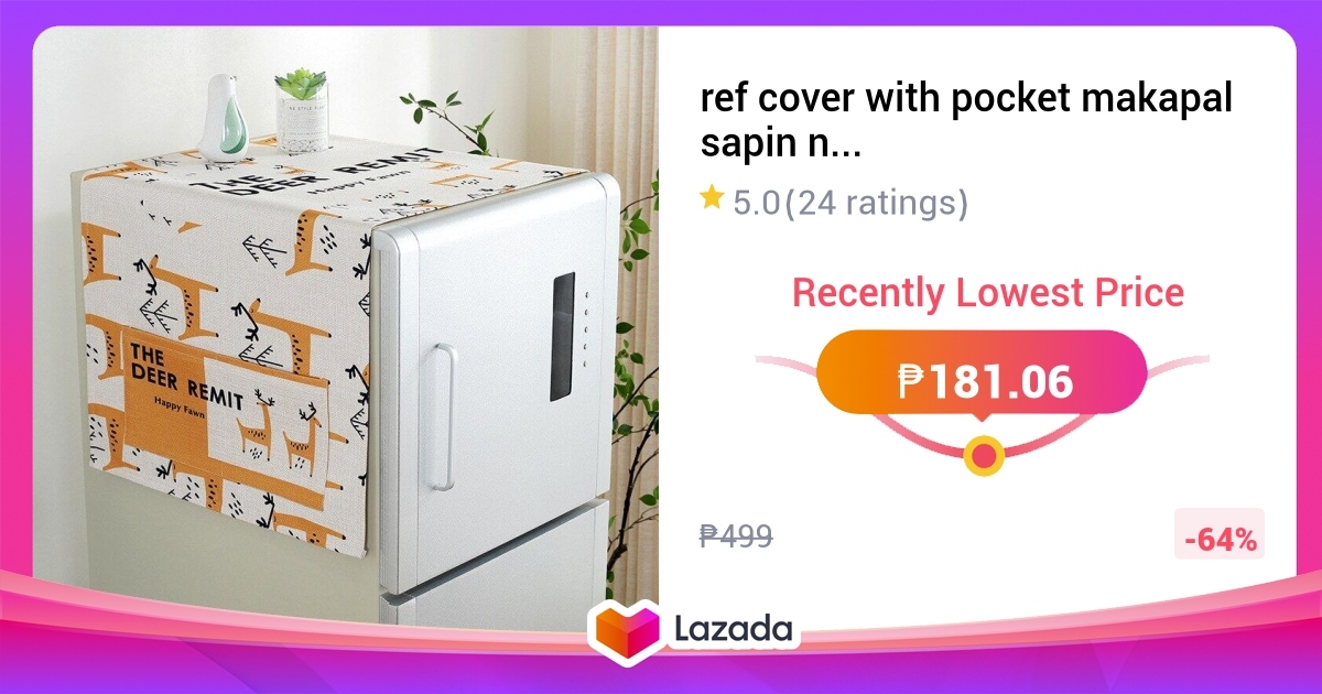 ref cover with pocket makapal sapin ng refrigerator zer cover fridge cover cloth ref cover with ...