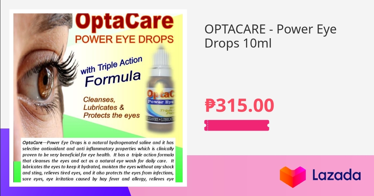 OPTACARE - Power Eye Drops 10ml