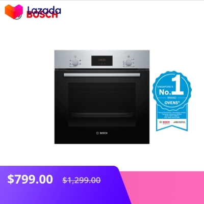 Bosch HHF133BS0B Built In Stainless Steel Convection Oven 60cm width ...