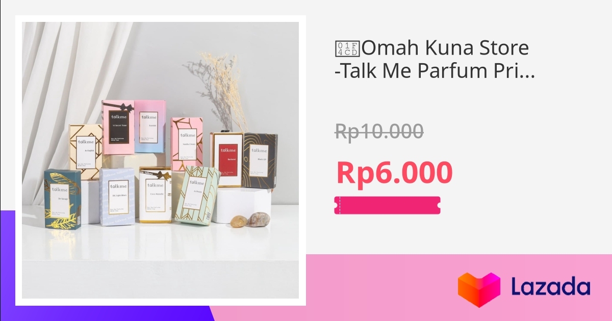 📍Omah Kuna Store -Talk Me Parfum Pria Wanita Cewek Cowok Tahan Lama ...