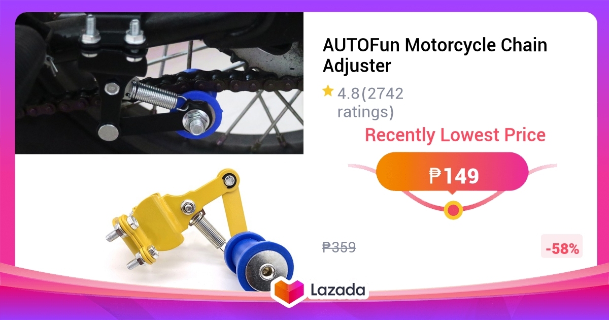 AUTOFun Motorcycle Chain Adjuster