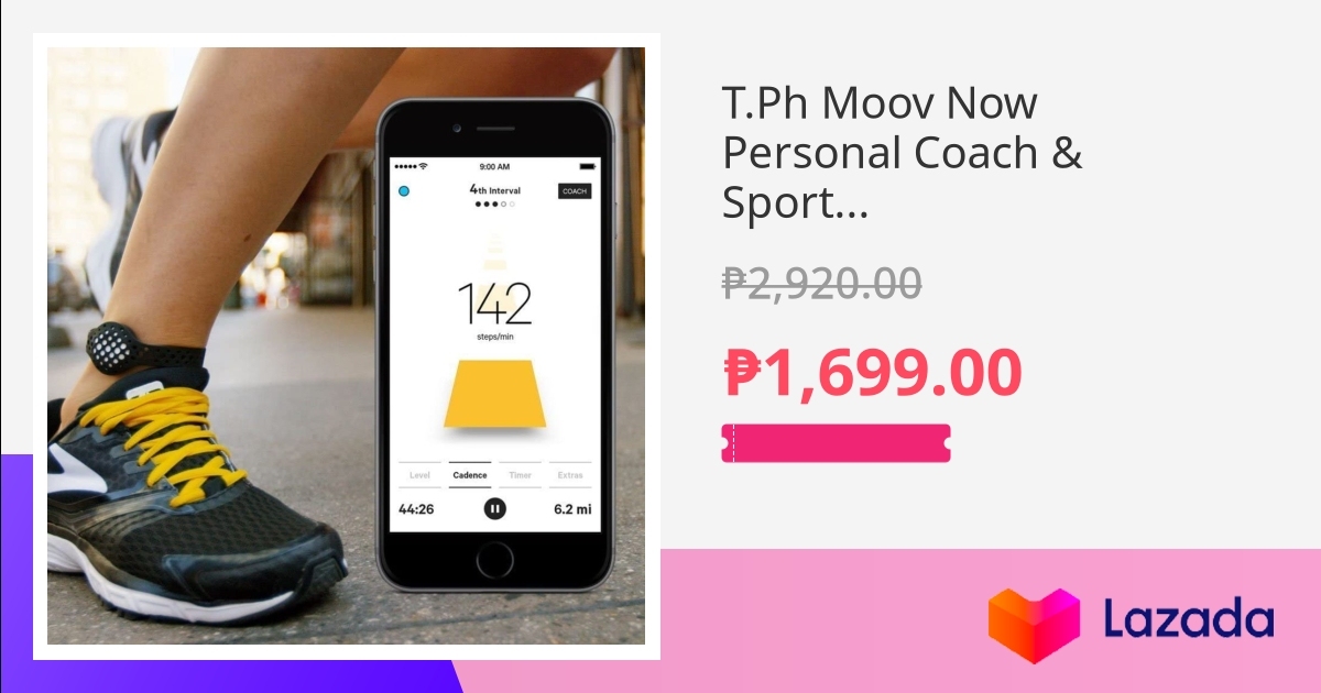 T.Ph Moov Now Personal Coach & Sports Tracker