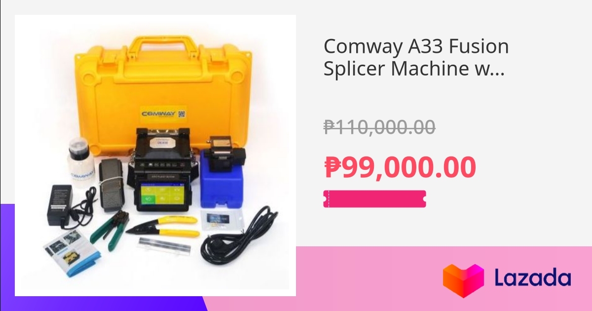 Comway A33 Fusion Splicer Machine w/ local service center / Fusion ...