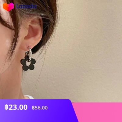 2023 retro fragrant sweet Y2K copper jewelry fashion black needle ...