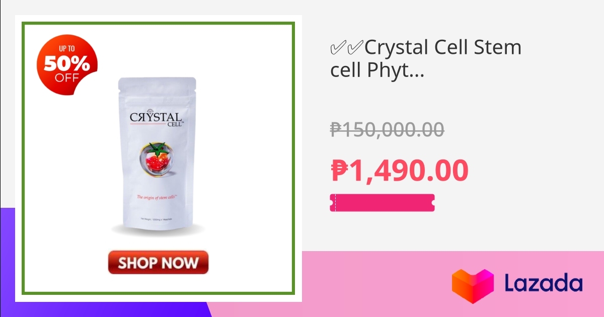 Crystal Cell Stem cell Phyto Pythoscience Double Stemcell Supplement 14 ...