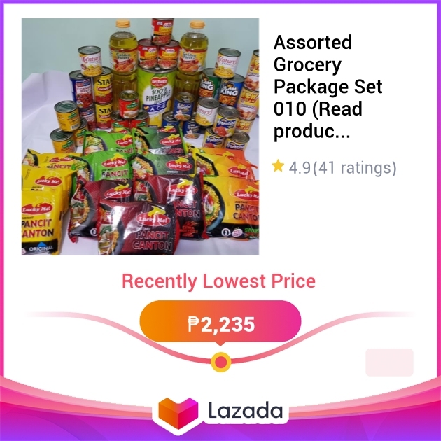 Assorted Grocery Package Set 010 (Read product details below)