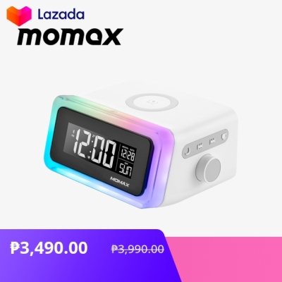 [Digital Walker] Momax Q.Clock 2 Magic Alarm with Bluetooth Speaker and ...