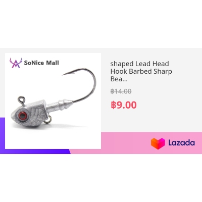 shaped Lead Head Hook Barbed Sharp Beak Hook 10g Hook 3.5g Fish- Fish ...
