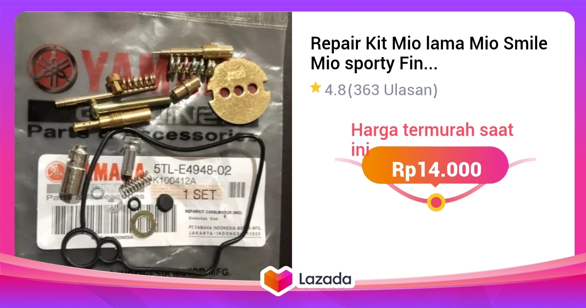 Repair Kit Mio lama Mio Smile Mio sporty Fino karbu