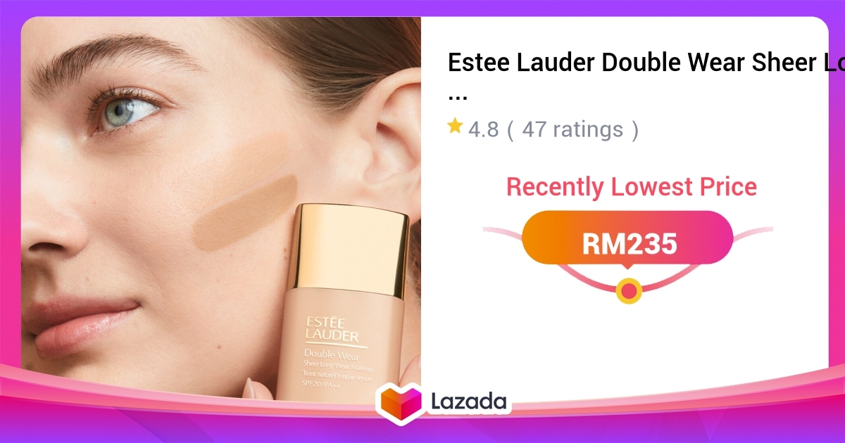 Estee Lauder Double Wear Sheer Long-Wear Makeup - Best seller sheer ...