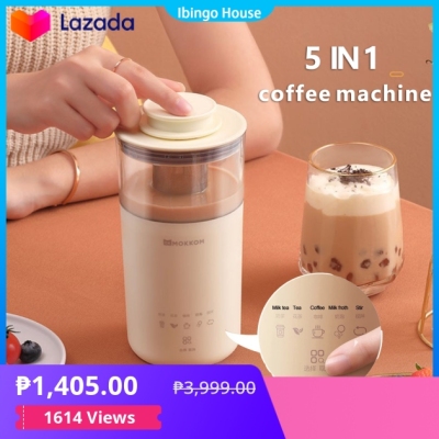 5 in 1 Coffee Maker Portable Multifunctional Milk Tea Maker Milk ...