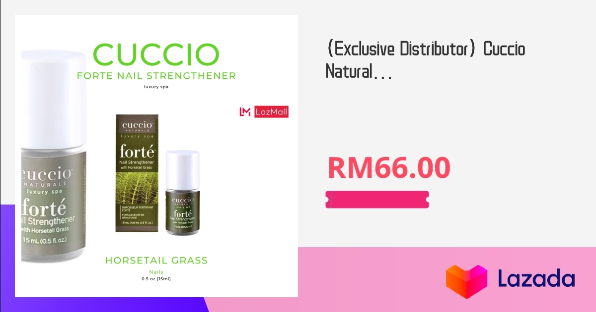(Exclusive Distributor) Cuccio Naturale Forte Horsetail Grass Nail ...