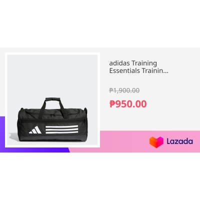 adidas Training Essentials Training Duffel Bag Small Unisex Black HT4749