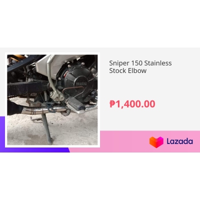 Sniper 150 Stainless Stock Elbow