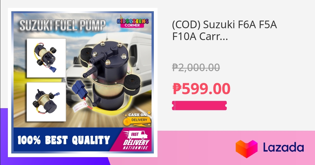 (COD) Suzuki F6A F5A F10A Carry Multicab Fuel Pump Electronic Type F6 ...