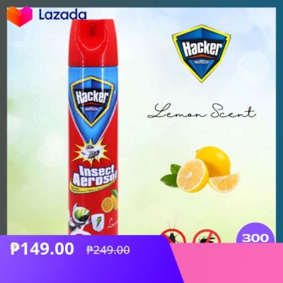 CMPH Hacker Mosquito Insecticide Aerosol Insect Killer Spray Lemon ...