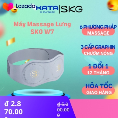 Đai Massage Lưng SKG W7 với 6 phương pháp Mát-xa 9 cường độ giúp Xoa dịu cơn đau mỏi thắt lưng ...