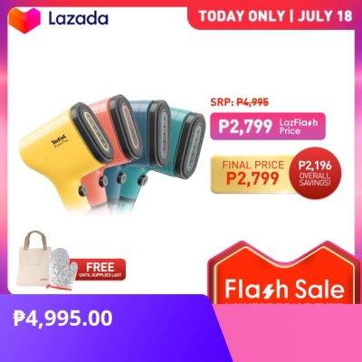 Tefal Pure Pop Portable Handheld Garment Steamer Compact Travel ...