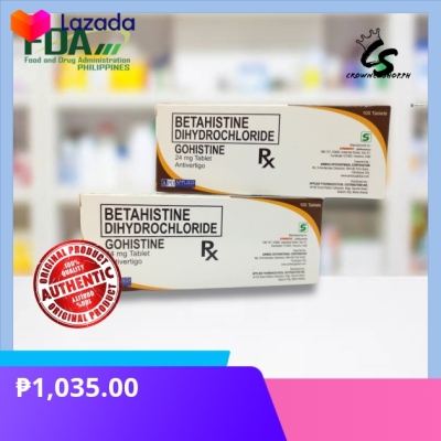 GOHISTINE 24mG 100 TABLETS [beta-histine]