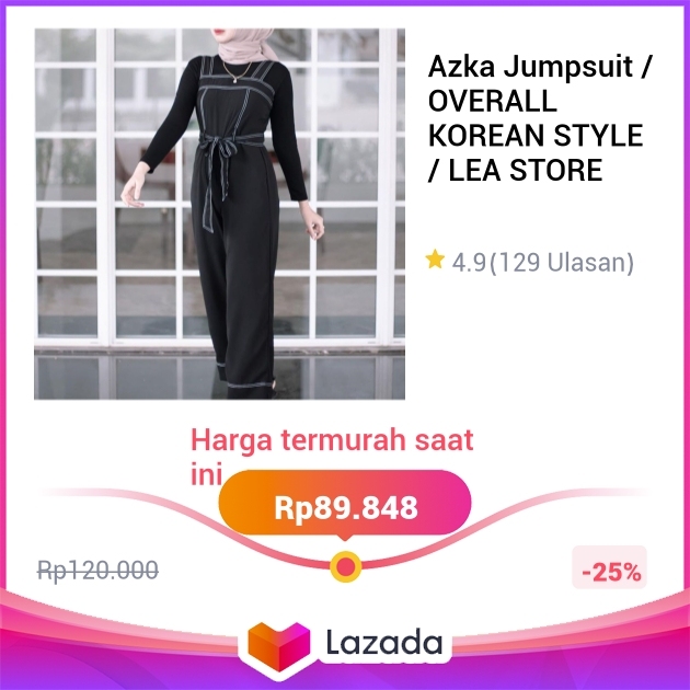 Azka Jumpsuit / OVERALL KOREAN STYLE / LEA STORE