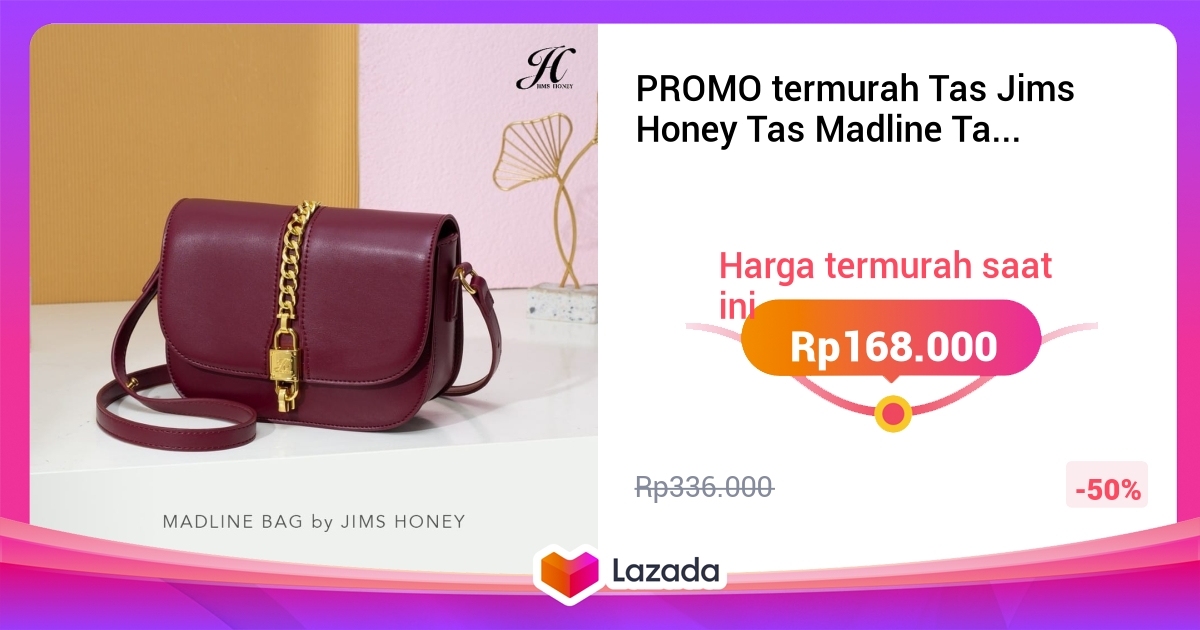 PROMO termurah Tas Jims Honey Tas Madline Tas Selempang Wanita Terbaru ...