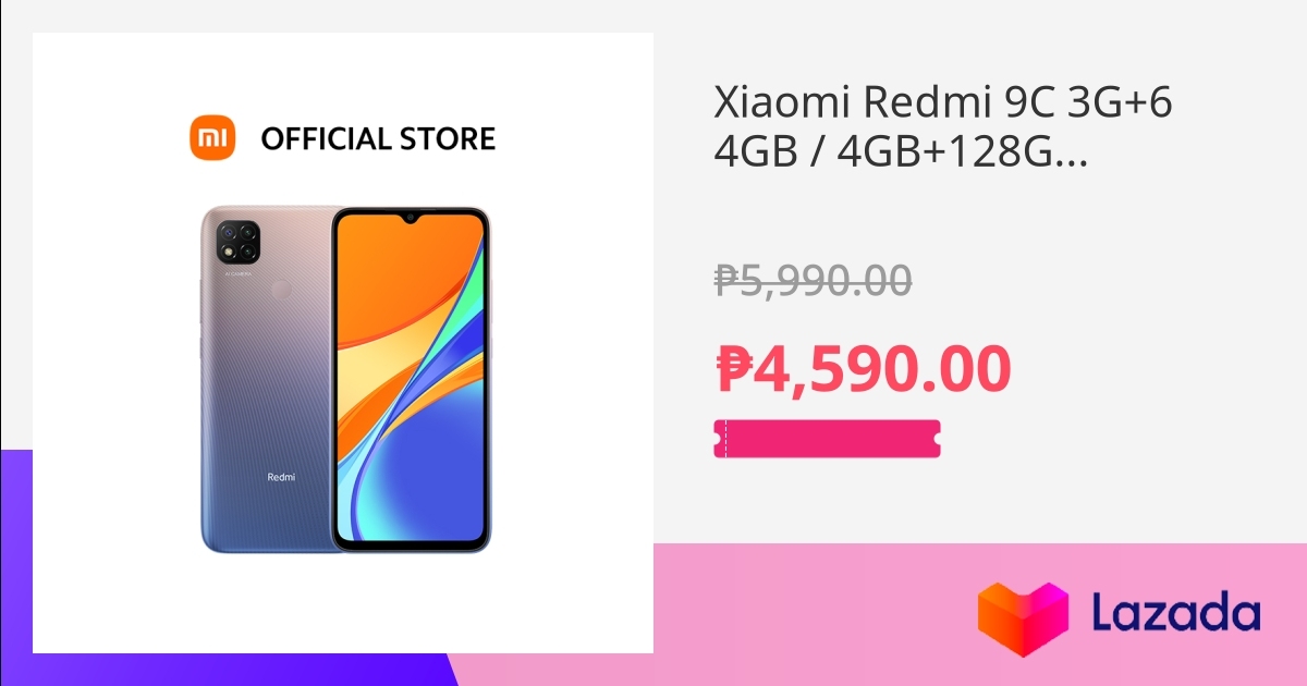 Xiaomi Redmi 9C 3G+64GB / 4GB+128GB Global Version【In 1 year Warranty】