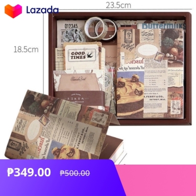 DIY Scrapbooking and Journaling Supplies Kit (155pcs)