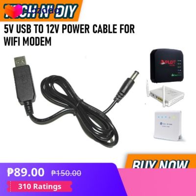 Tech N DIY - 5V to 12V USB Boost Cable for Wifi Modem and Router ...