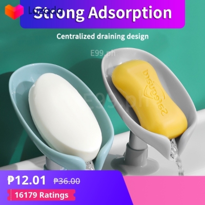 Soap Box Sink Soap Drain Holder Tray Plastic Creative Sponge Cleaning ...