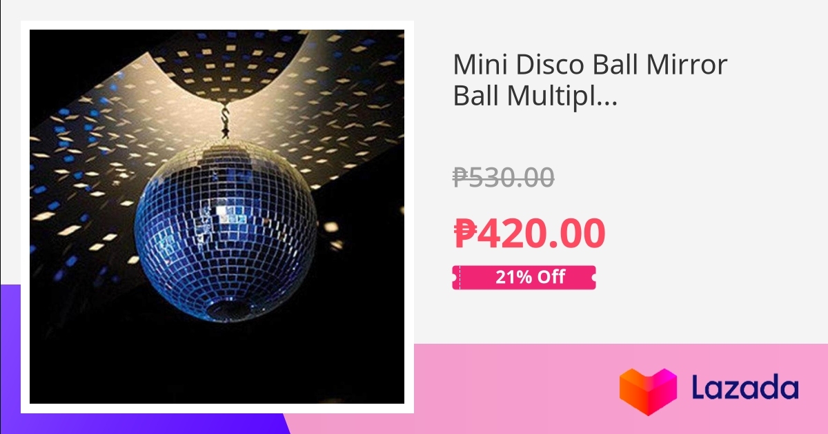 Mini Disco Ball Mirror Ball Multiple Style Reflective Glass 10/15/20CM ...