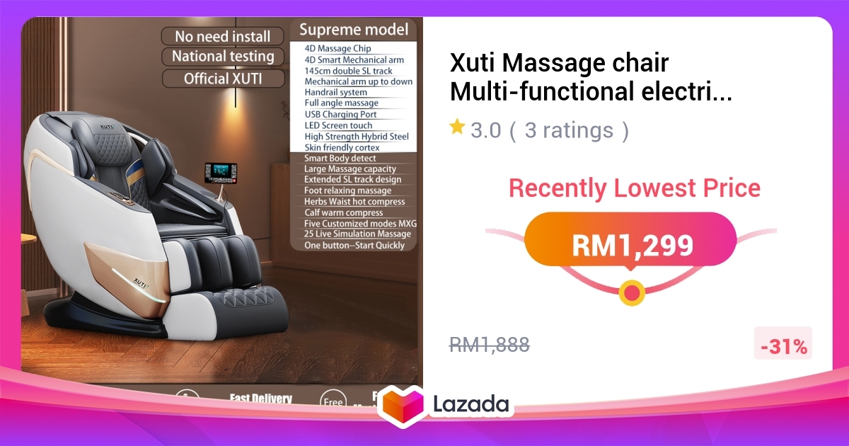 Xuti Massage chair Multi-functional electric massage chair capsule ...