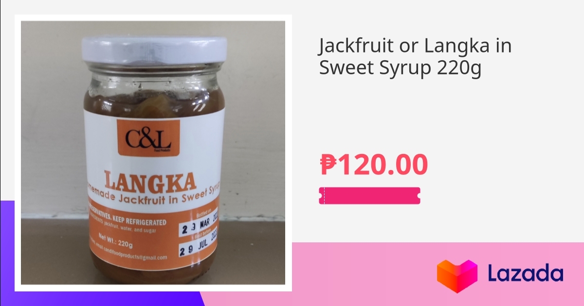 Jackfruit or Langka in Sweet Syrup 220g