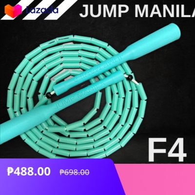 Jump Manila F4 Long handle Beaded Jump rope